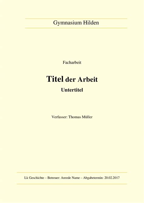 Deckblatt Gestalten Kunst