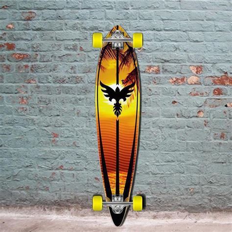 Sunset Punked 40 Inch Pintail Longboard Longboards Usa
