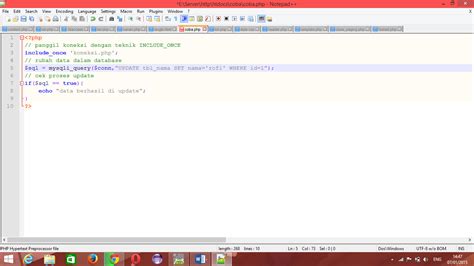 Php Database Dasar Dengan Mysqli Crud