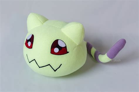 Handmade Nyaromon Digimon Plush Chi Plush