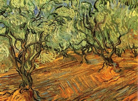 Olive Grove Bright Blue Sky 1889 Saint Rémy De Provence France By