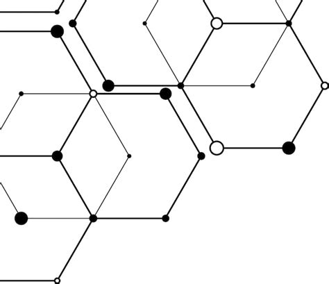 Hexágono Forma Clipart Abstracto Vector Gráfico Vetor Premium