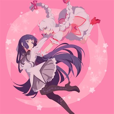 Akemi Homura Kaname Madoka Kiana Kaslana And Raiden Mei Honkai And 1 More Drawn By Mararu