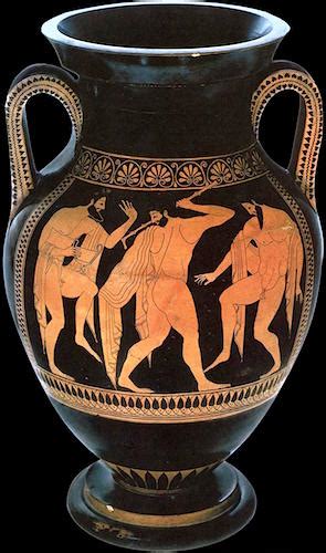 The ‘three Revelers Amphora Of Euthymides
