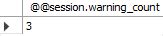 MySQL SHOW WARNINGS