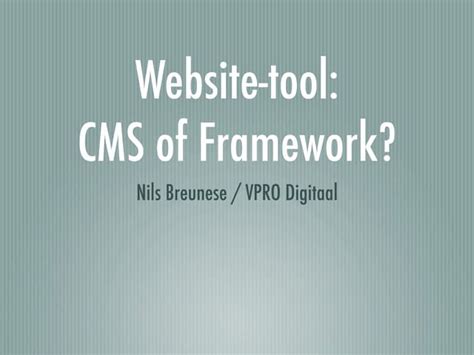 Website Tool Cms Of Framework Key Web Development Internet