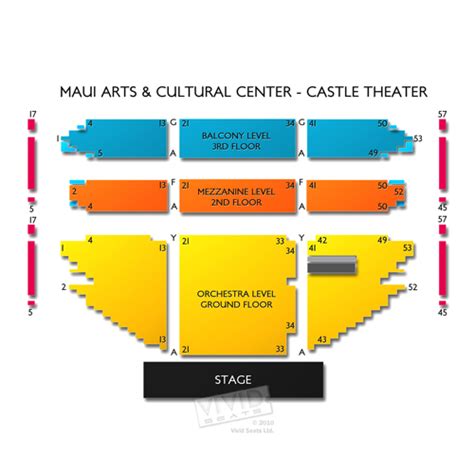 Maui Arts Seating Chart Educational Chart Resources