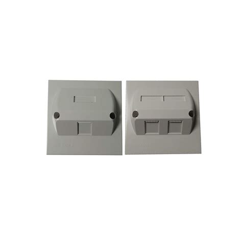 Adc Krone Network Faceplate Rj45 Single Dual Port With Shuttle Pandalink Sdn Bhd