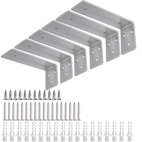 Floating Shelf Bracket 12 Inch Stainless Steel Shelf Brackets L