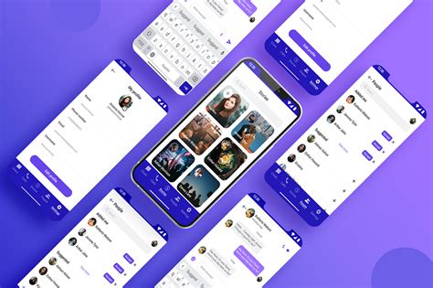 Chat App UI Design Behance