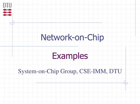 PPT Network On Chip PowerPoint Presentation Free Download ID