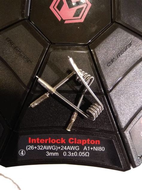 COIL MASTER Skynet 04 Interlock Clapton A1 Ni80 0 3Ohm 6pcs E Fog