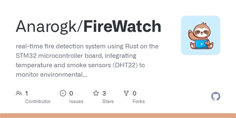 Github Anarogk Firewatch Real Time Fire Detection System Using Rust On The Stm32