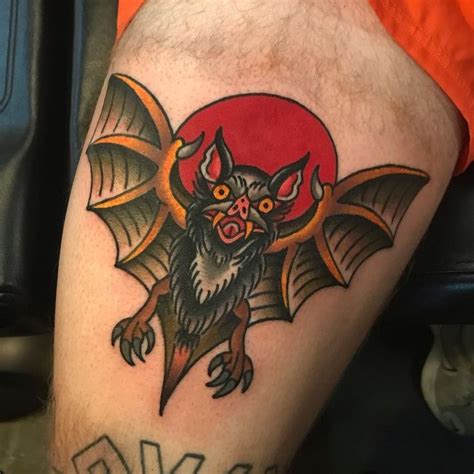 Bat Tattoo Traditional