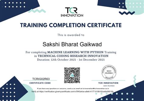 Training Python Machinelearning Sakshi Gaikwad