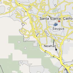 Newhall California Map
