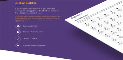 Bootstrap App Development Services Web Page Design On Behance