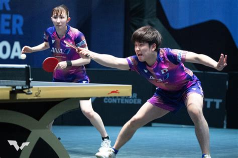 張本智和・早田ひな オーストリアペアを破りベスト8進出【卓球 シンガポールスマッシュ】｜テレ東卓球news：テレ東