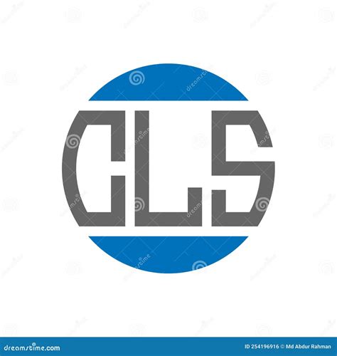 Cls Letter Logo Design On White Background Cls Creative Initials