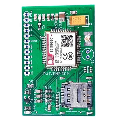 Raivens Sim800c Gprs Module Gsm Module Core Board Quad Band Ttl Serial