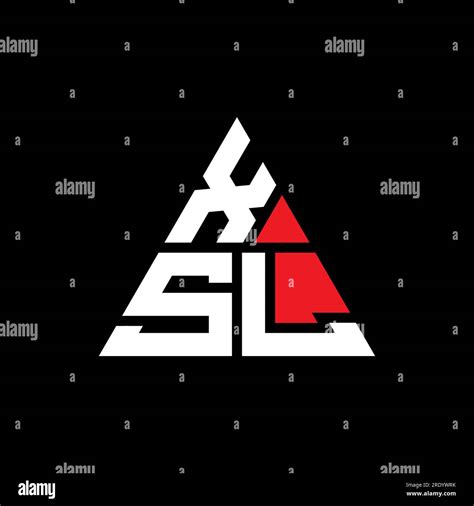 Xsl Triangle Letter Logo Design With Triangle Shape Xsl Triangle Logo Design Monogram Xsl