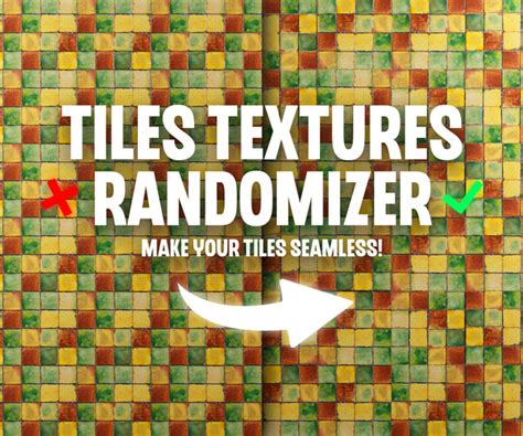 artstation tiles textures randomizer blender preset resources