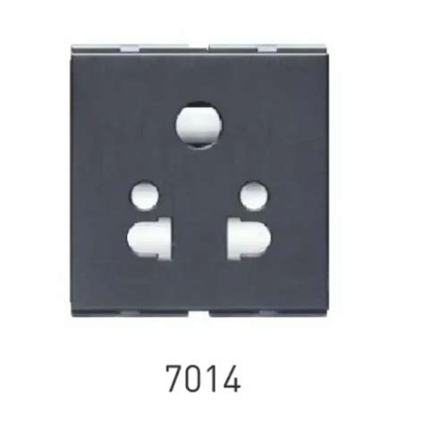 Polycarbonate 6amp Lisha Mobile Charger Socket Black At Rs 2000piece