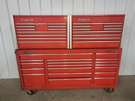 Red Snap On Classic 96 40 Drawer Tool Chest Live And Online Auctions