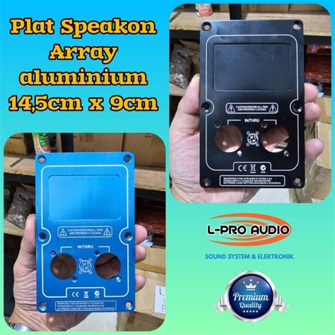 Jual Plat Speakon Array Alumunium Terminal Speaker 14 5cm X 9cm Shopee Indonesia
