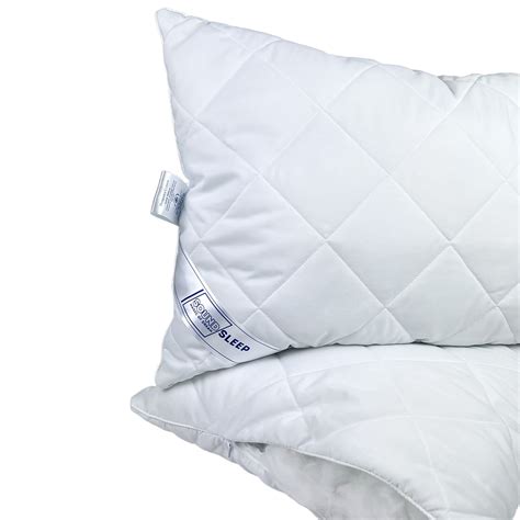 Подушка с наполнителем из лебяжьего пуха с кантом Elation SoundSleep ...
