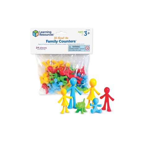 Learning Resources Фигури Семейство, за сортиране и броене, 24 броя | USG