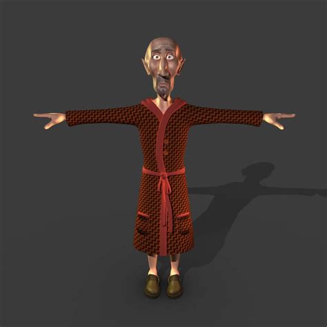 Old Uncle 3d Model 99 Ma 3ds Fbx Obj Max Free3d