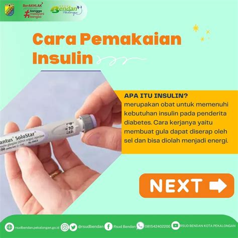 Tata Cara Pemakaian Insulin Rumah Sakit Umum Daerah Bendan Kota Pekalongan Website Resmi