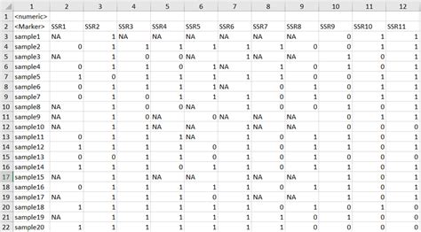 Import Ssr Marker Data In Tassel Software