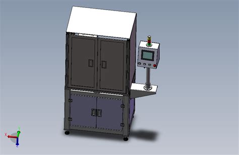 I054 自动钻孔机3d模型图纸 Solidworks设计 Solidworks 2014 模型图纸下载 懒石网