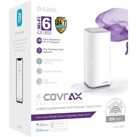 D Link COVR X AX Dual Band Mesh Wi Fi Router Add On Point JB Hi Fi