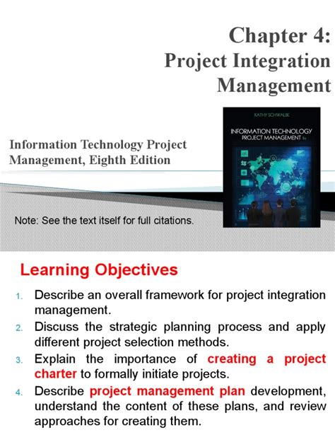 Chapter 4 Project Integration Management Pdf Net Present Value Project Management