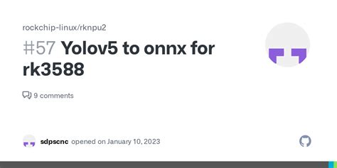 Yolov To Onnx For Rk Issue Rockchip Linux Rknpu GitHub