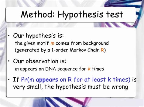 ppt computing the exact p value for structured motif by zhang jing