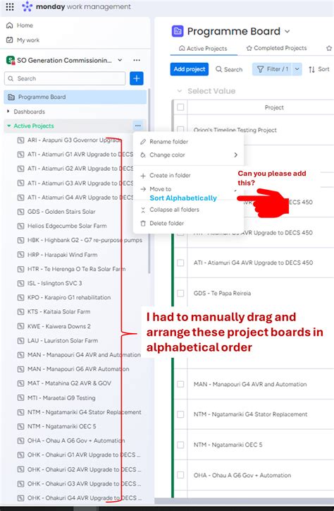 Folders Are Great But Need Ability To Sort Alphabetically Feature Requests Monday Community