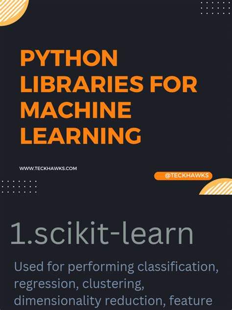 Top Python Libraries For Machine Learning Pdf