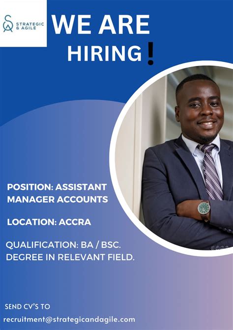 Strategic And Agile On Linkedin Applynow Accountmanager Manufacturingindustry Accraghana
