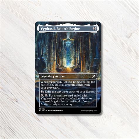 Yggdrasil Rebirth Engine Mtg Proxy