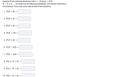 Solved Suppose X Has A Binomial Distribution With N And Chegg