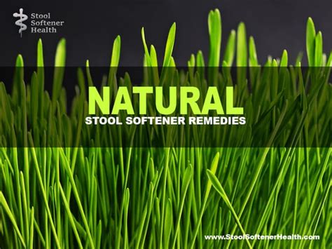 Natural Stool Softener Remedies Pdf