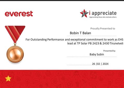 Bobin T Balan On Linkedin Dear Friends Truly Honoured To Receive The Appreciation For The