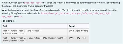 Solved Class Binarytree Def Initself Data
