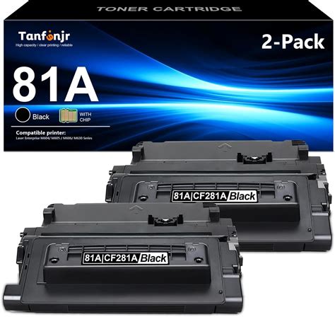 81a Cf281a Toner With Chip Compatible 2 Pack 81a Toner Cartridge Replacement For