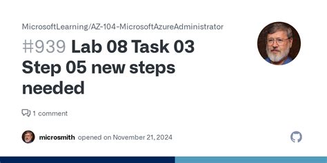 Lab Task Step New Steps Needed Issue MicrosoftLearning AZ