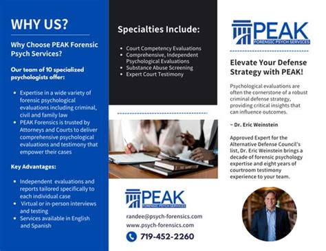 Peak Forensic Psych Services Updated October 2025 12 Photos 5360 N Academy Blvd Colorado